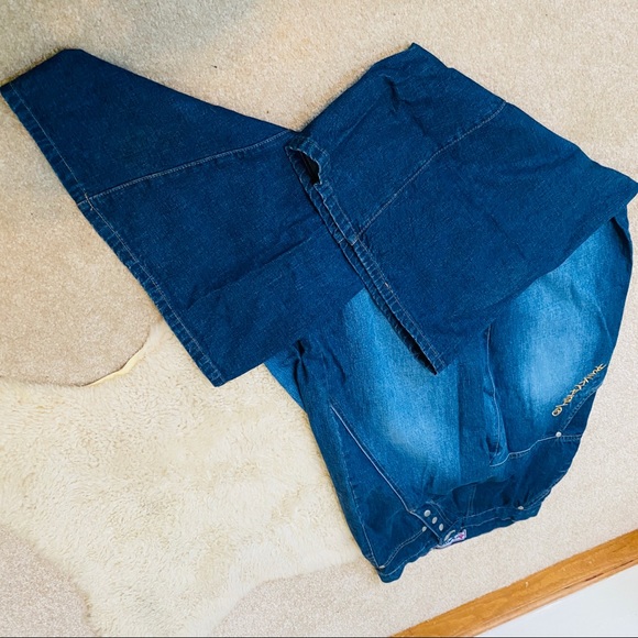 punkyfish | Jeans | Rare Punkyfish Oversized Wide Leg Denim Blue Jeans ...